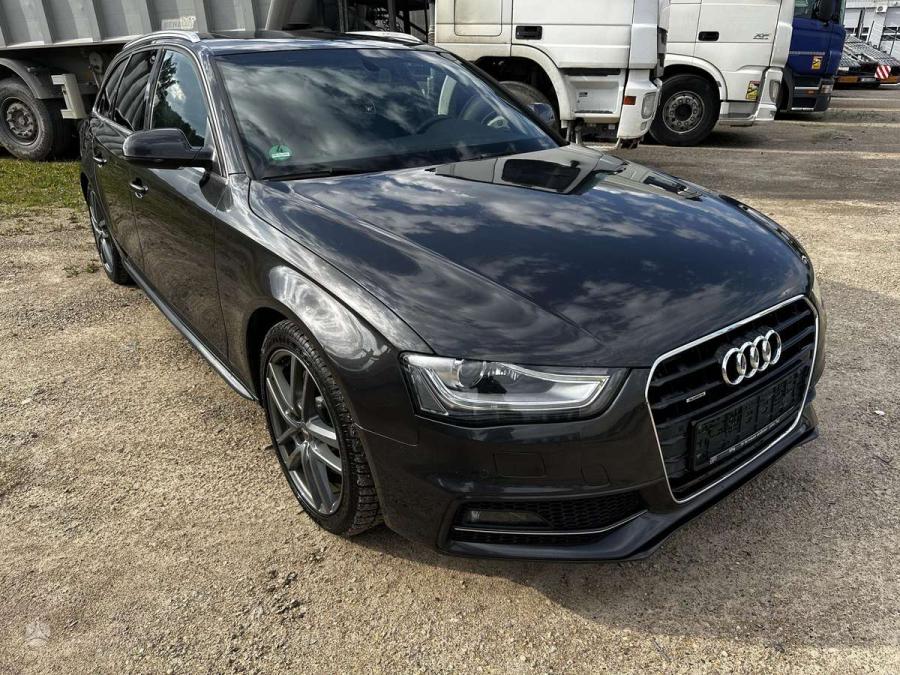 Grey Audi A4 2014 in Prienai, with an engine capacity of 2.97 L and mileage of 305 thousand km for 7700 €, photo 6 on AUTOMOTO.COM.LV