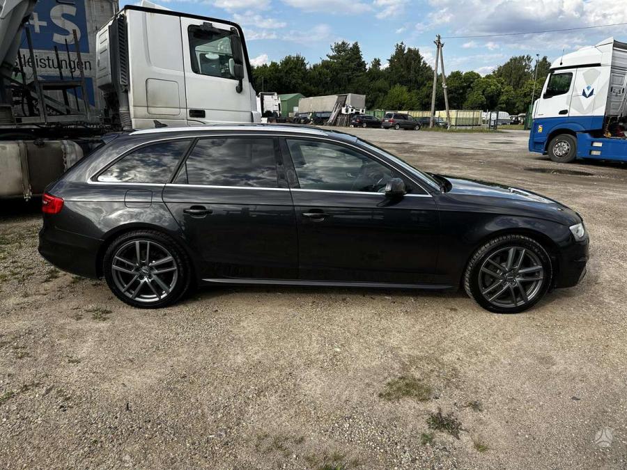Grey Audi A4 2014 in Prienai, with an engine capacity of 2.97 L and mileage of 305 thousand km for 7700 €, photo 7 on AUTOMOTO.COM.LV