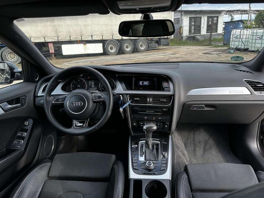 Grey Audi A4 2014 in Prienai, with an engine capacity of 2.97 L and mileage of 305 thousand km for 7700 €, photo 12 on AUTOMOTO.COM.LV