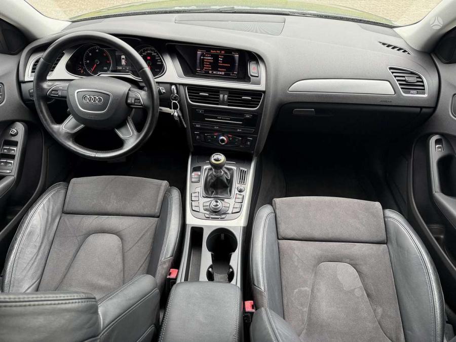 Grey Audi A4 2014 in Siauliai, with an engine capacity of 1.97 L and mileage of 270 thousand km for 5700 €, photo 11 on AUTOMOTO.COM.LV
