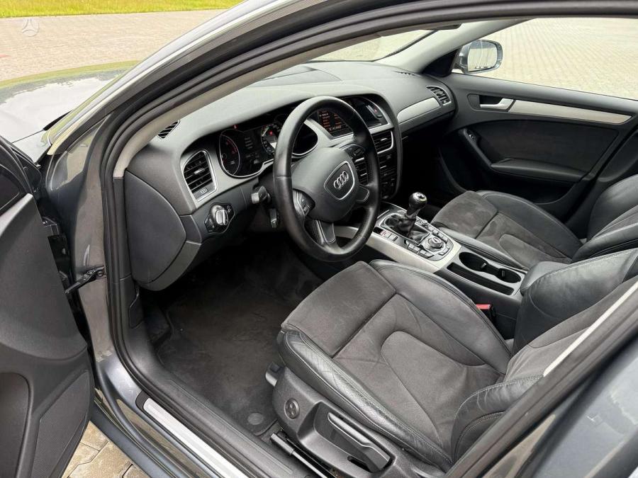 Grey Audi A4 2014 in Siauliai, with an engine capacity of 1.97 L and mileage of 270 thousand km for 5700 €, photo 12 on AUTOMOTO.COM.LV