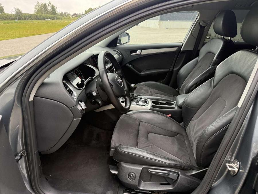 Grey Audi A4 2014 in Siauliai, with an engine capacity of 1.97 L and mileage of 270 thousand km for 5700 €, photo 13 on AUTOMOTO.COM.LV