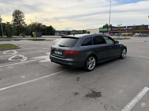Audi A4 2014 in Jonava on AUTOMOTO.COM.LV Grey Audi A4 2014 in Jonava, with an engine capacity of 2.00 L and mileage of 248 thousand km for 8299 €, photo 4 on AUTOMOTO.COM.LV
