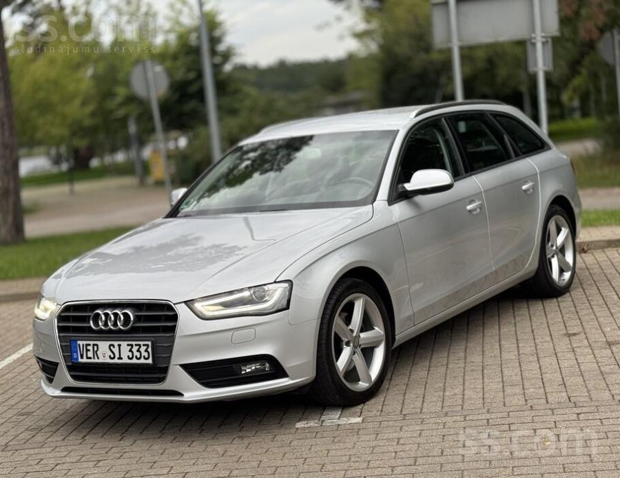 Grey Audi A4 2014 in Jurmala, with an engine capacity of 1.80 L and mileage of 301 thousand km for 7590 €, photo 1 on AUTOMOTO.COM.LV