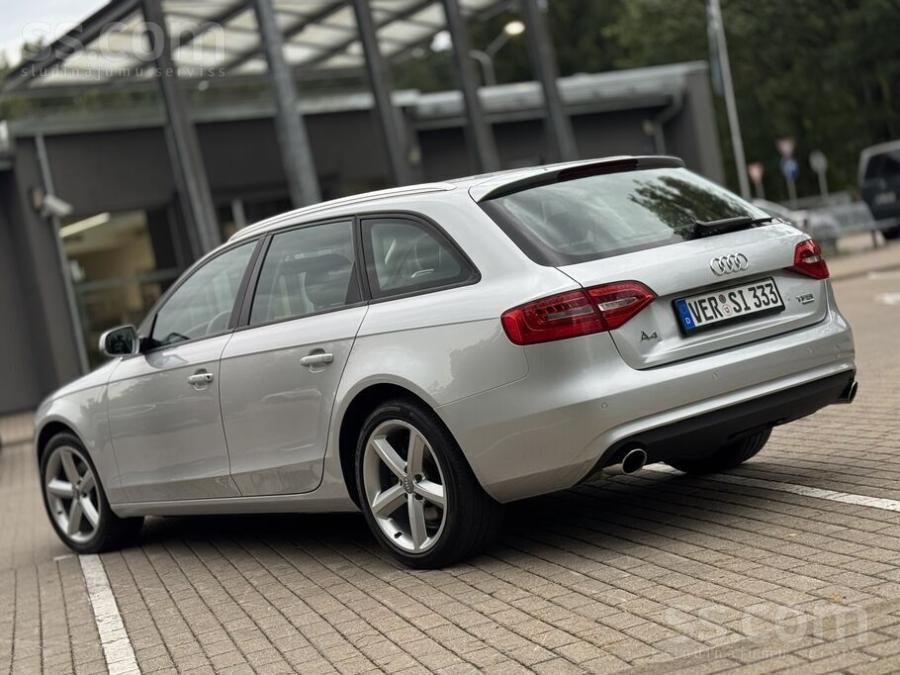 Grey Audi A4 2014 in Jurmala, with an engine capacity of 1.80 L and mileage of 301 thousand km for 7590 €, photo 5 on AUTOMOTO.COM.LV