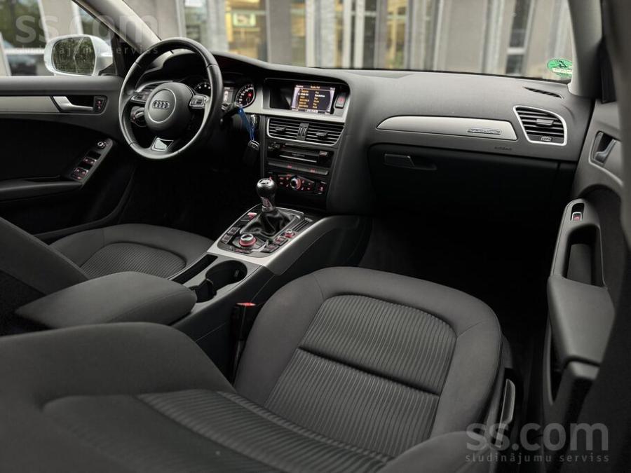 Grey Audi A4 2014 in Jurmala, with an engine capacity of 1.80 L and mileage of 301 thousand km for 7590 €, photo 7 on AUTOMOTO.COM.LV