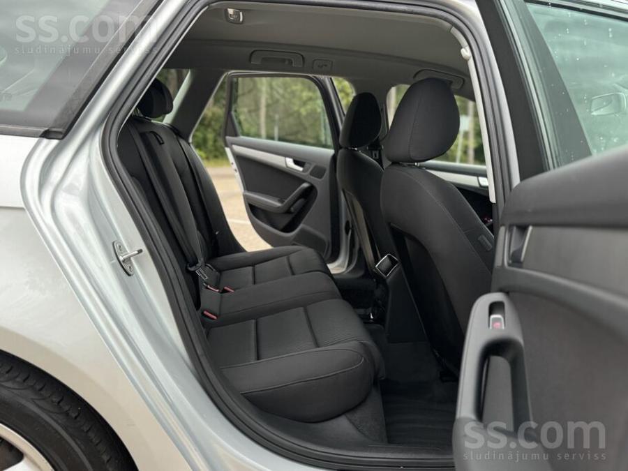 Grey Audi A4 2014 in Jurmala, with an engine capacity of 1.80 L and mileage of 301 thousand km for 7590 €, photo 10 on AUTOMOTO.COM.LV