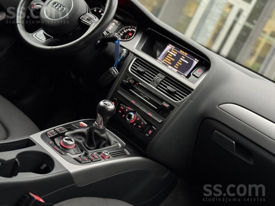 Grey Audi A4 2014 in Jurmala, with an engine capacity of 1.80 L and mileage of 301 thousand km for 7590 €, photo 12 on AUTOMOTO.COM.LV