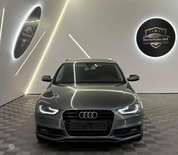 Audi A4 2014 in Marijampole on AUTOMOTO.COM.LV Grey Audi A4 2014 in Marijampole, with an engine capacity of 1.97 L and mileage of 300 thousand km for 8650 €, photo 6 on AUTOMOTO.COM.LV