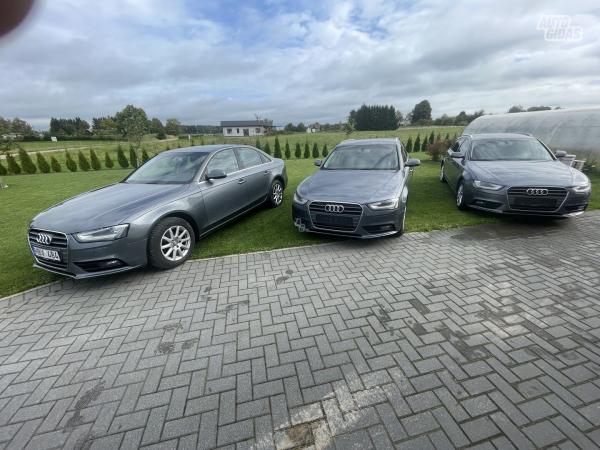 Grey Audi A4 2014 in Plunge, with an engine capacity of 2.00 L and mileage of 403 thousand km for 5200 €, photo 1 on AUTOMOTO.COM.LV