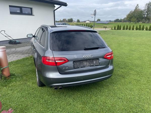 Grey Audi A4 2014 in Plunge, with an engine capacity of 2.00 L and mileage of 403 thousand km for 5200 €, photo 4 on AUTOMOTO.COM.LV