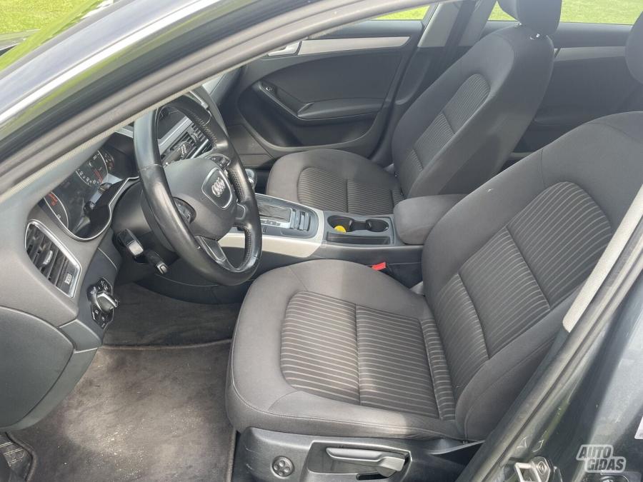Grey Audi A4 2014 in Plunge, with an engine capacity of 2.00 L and mileage of 403 thousand km for 5200 €, photo 9 on AUTOMOTO.COM.LV
