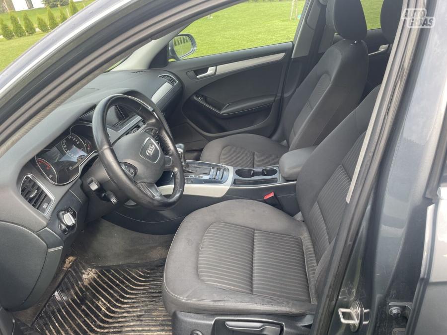 Grey Audi A4 2014 in Plunge, with an engine capacity of 2.00 L and mileage of 403 thousand km for 5200 €, photo 12 on AUTOMOTO.COM.LV