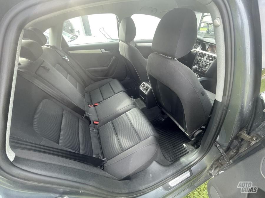 Grey Audi A4 2014 in Plunge, with an engine capacity of 2.00 L and mileage of 403 thousand km for 5200 €, photo 28 on AUTOMOTO.COM.LV