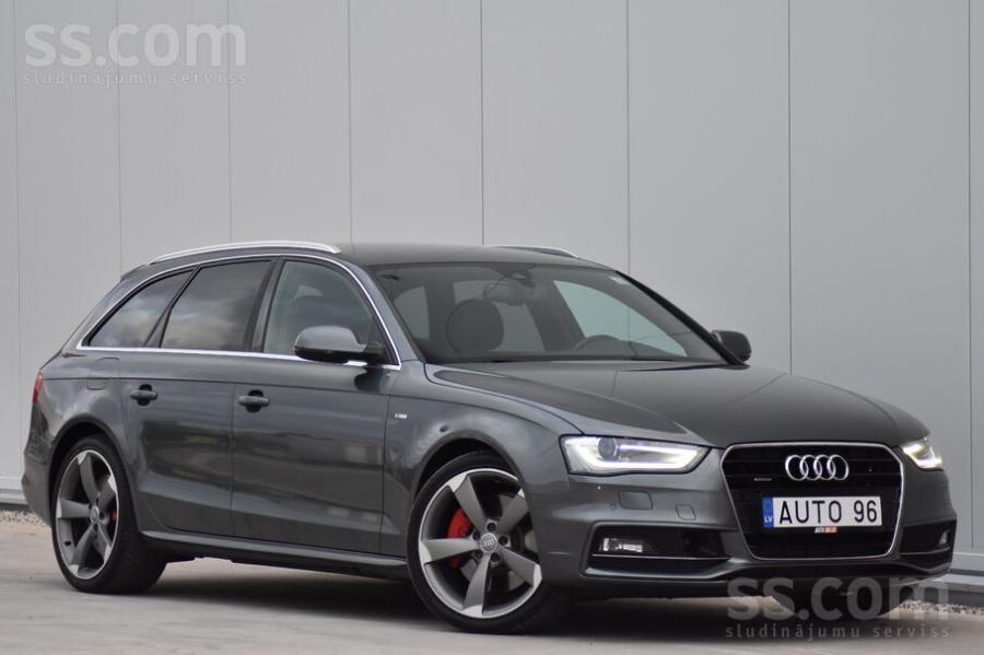 Pelēks Audi A4 2014 Rīga, ar dzinēja tilpumu 3.00 L un nobraukumu 212 tūkst. km par 11990 €, foto 5 vietnē AUTOMOTO.COM.LV
