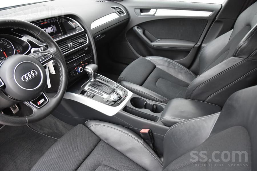 Pelēks Audi A4 2014 Rīga, ar dzinēja tilpumu 3.00 L un nobraukumu 212 tūkst. km par 11990 €, foto 10 vietnē AUTOMOTO.COM.LV