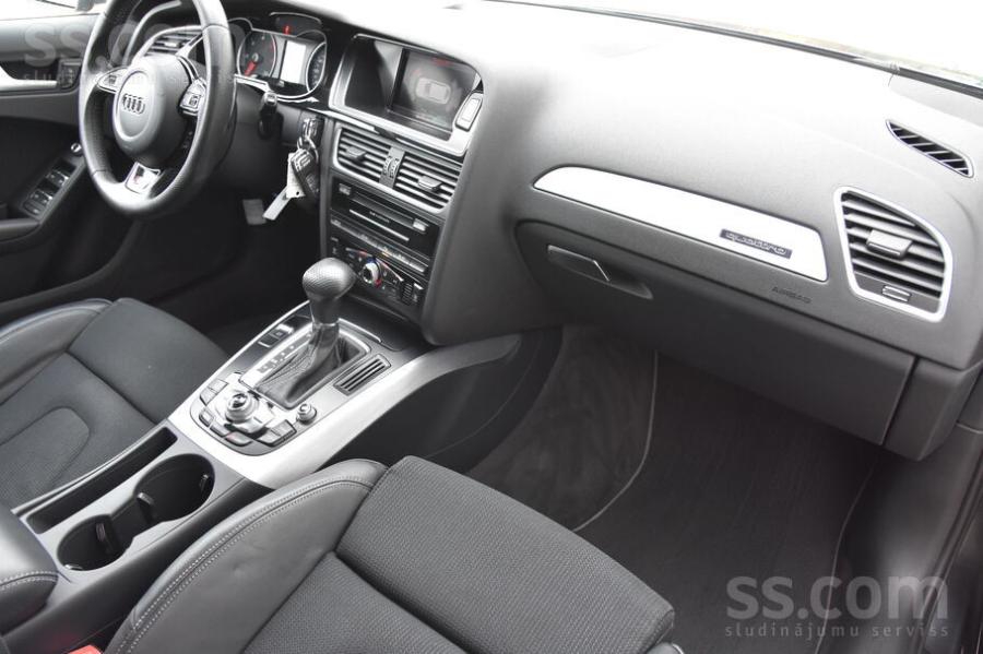 Pelēks Audi A4 2014 Rīga, ar dzinēja tilpumu 3.00 L un nobraukumu 212 tūkst. km par 11990 €, foto 15 vietnē AUTOMOTO.COM.LV
