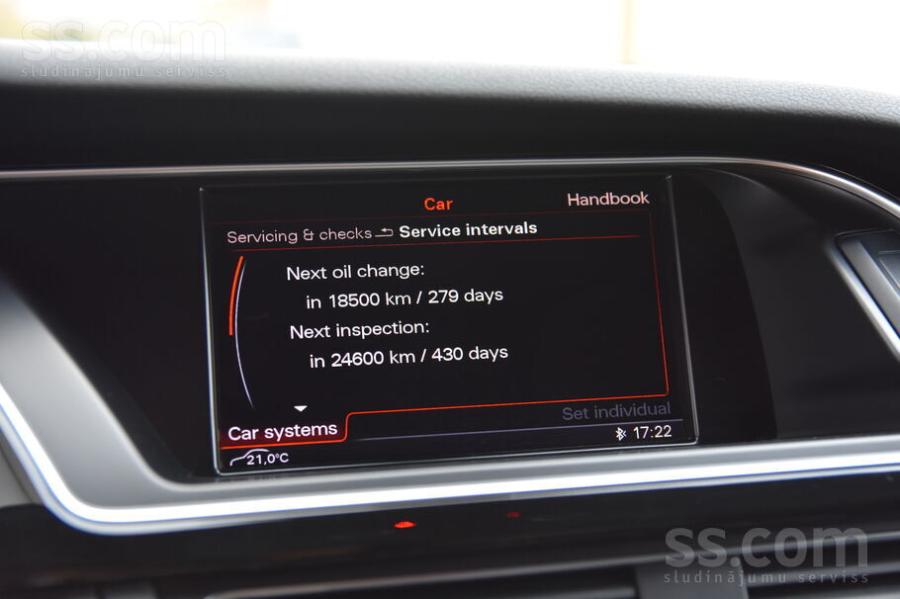 Pelēks Audi A4 2014 Rīga, ar dzinēja tilpumu 3.00 L un nobraukumu 212 tūkst. km par 11990 €, foto 27 vietnē AUTOMOTO.COM.LV