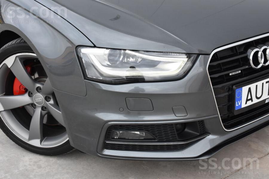 Pelēks Audi A4 2014 Rīga, ar dzinēja tilpumu 3.00 L un nobraukumu 212 tūkst. km par 11990 €, foto 31 vietnē AUTOMOTO.COM.LV