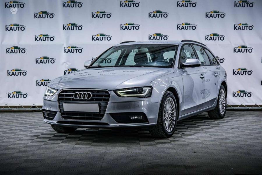 Pelēks Audi A4 2014 Kauņa, ar dzinēja tilpumu 2.00 L un nobraukumu 273 tūkst. km par 8890 €, foto 1 vietnē AUTOMOTO.COM.LV