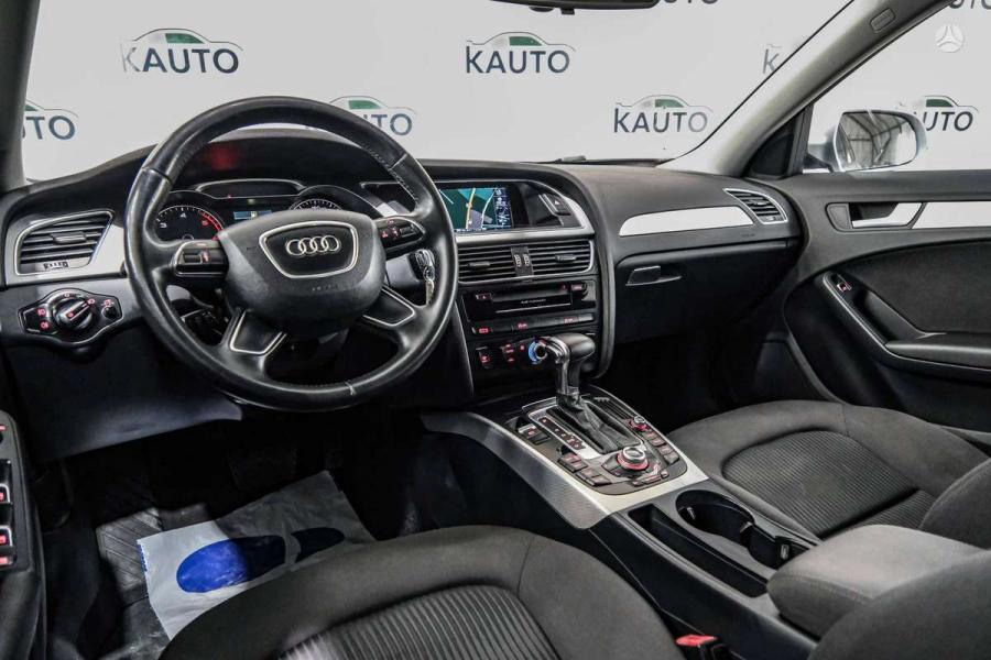 Pelēks Audi A4 2014 Kauņa, ar dzinēja tilpumu 2.00 L un nobraukumu 273 tūkst. km par 8890 €, foto 8 vietnē AUTOMOTO.COM.LV