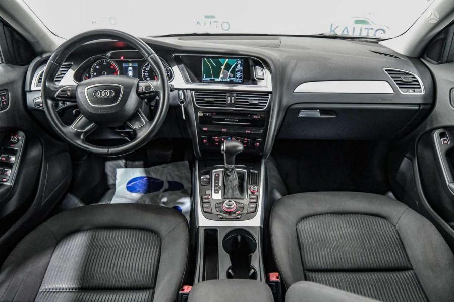 Pelēks Audi A4 2014 Kauņa, ar dzinēja tilpumu 2.00 L un nobraukumu 273 tūkst. km par 8890 €, foto 9 vietnē AUTOMOTO.COM.LV