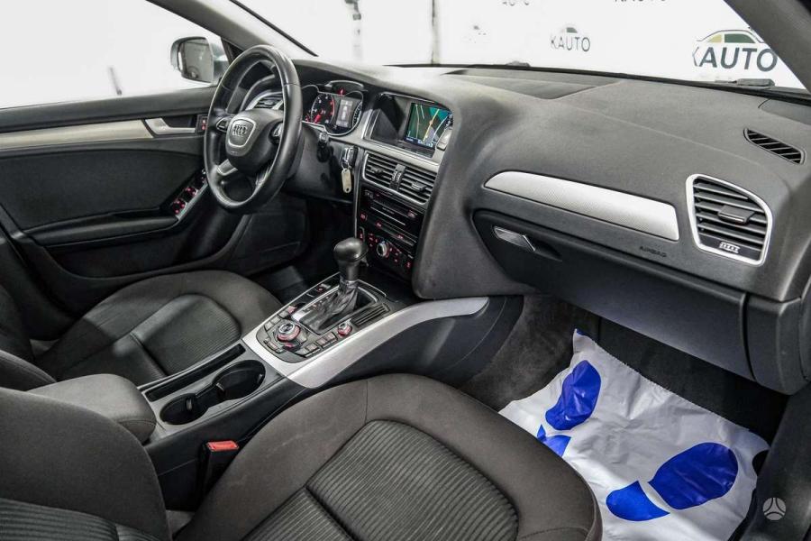 Pelēks Audi A4 2014 Kauņa, ar dzinēja tilpumu 2.00 L un nobraukumu 273 tūkst. km par 8890 €, foto 12 vietnē AUTOMOTO.COM.LV