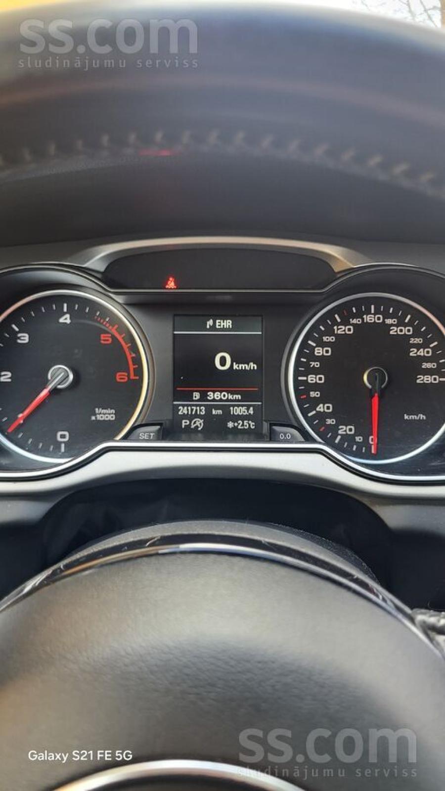 Pelēks Audi A4 2015 Bauska, ar dzinēja tilpumu 2.00 L un nobraukumu 242 tūkst. km par 12400 €, foto 7 vietnē AUTOMOTO.COM.LV