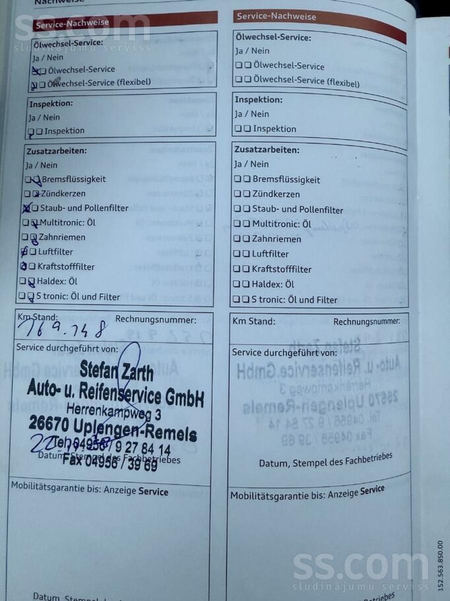 Серый Ауди А4 2015 в Рига, объемом двигателя 3.00 л и пробегом 0 тыс. км за 1000 €, фото 22 на AUTOMOTO.COM.LV