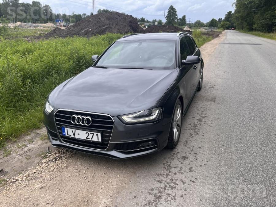 Pelēks Audi A4 2015 Rīga, ar dzinēja tilpumu 2.00 L un nobraukumu 316 tūkst. km par 11400 €, foto 1 vietnē AUTOMOTO.COM.LV