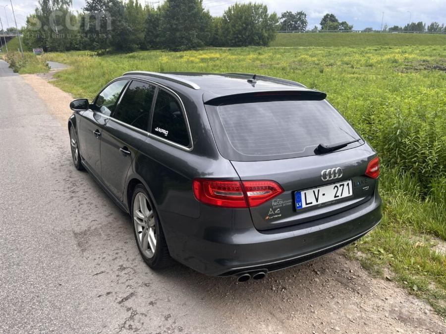 Pelēks Audi A4 2015 Rīga, ar dzinēja tilpumu 2.00 L un nobraukumu 316 tūkst. km par 11400 €, foto 8 vietnē AUTOMOTO.COM.LV