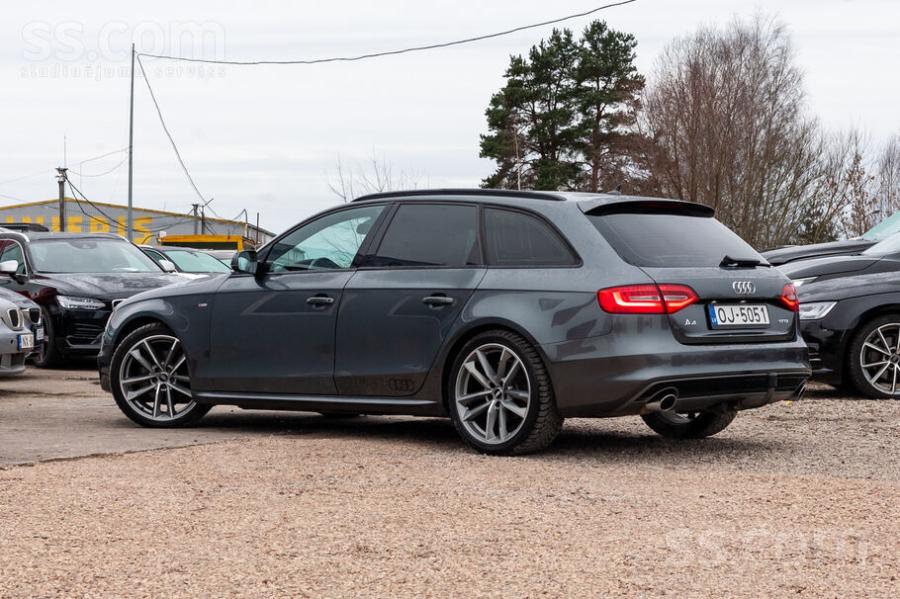 Pelēks Audi A4 2015 Rīga, ar dzinēja tilpumu 2.00 L un nobraukumu 198 tūkst. km par 11995 €, foto 2 vietnē AUTOMOTO.COM.LV