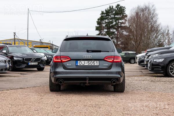 Grey Audi A4 2015 in Riga, with an engine capacity of 2.00 L and mileage of 198 thousand km for 11995 €, photo 6 on AUTOMOTO.COM.LV