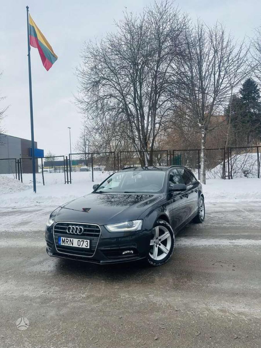 Pelēks Audi A4 2015 Kauņa, ar dzinēja tilpumu 1.97 L un nobraukumu 332 tūkst. km par 7700 €, foto 1 vietnē AUTOMOTO.COM.LV