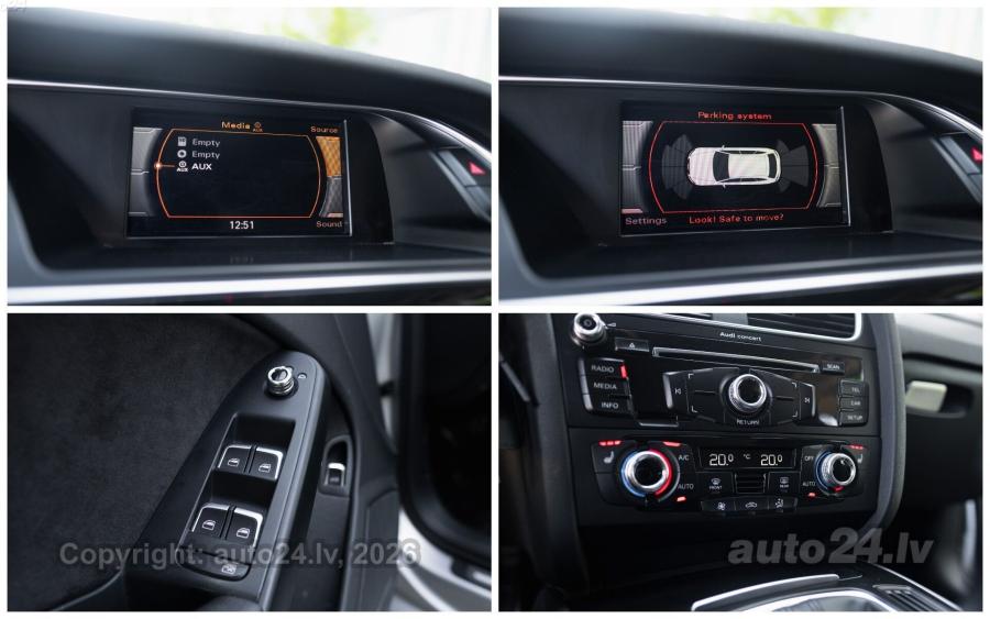 Grey Audi A4 2015 in Tallinn, with an engine capacity of 2.00 L and mileage of 255 thousand km for 7999 €, photo 18 on AUTOMOTO.COM.LV