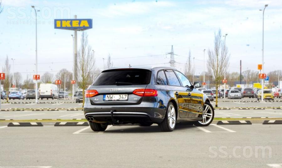 Grey Audi A4 2015 in Riga, with an engine capacity of 2.00 L and mileage of 326 thousand km for 8290 €, photo 6 on AUTOMOTO.COM.LV