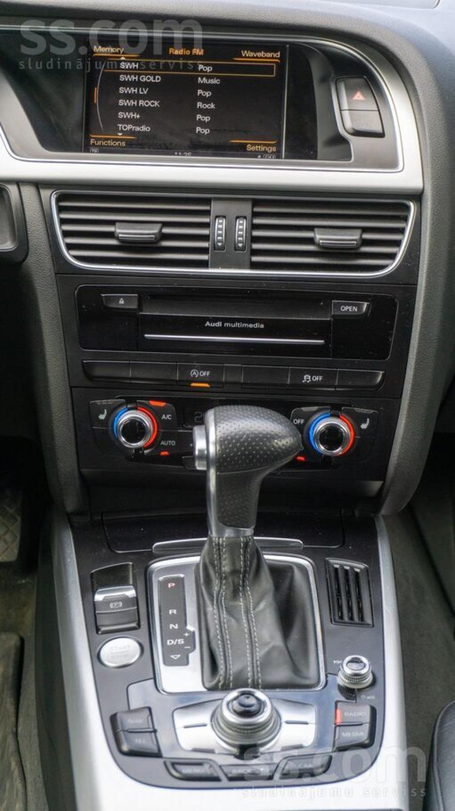 Grey Audi A4 2015 in Riga, with an engine capacity of 2.00 L and mileage of 326 thousand km for 8290 €, photo 13 on AUTOMOTO.COM.LV