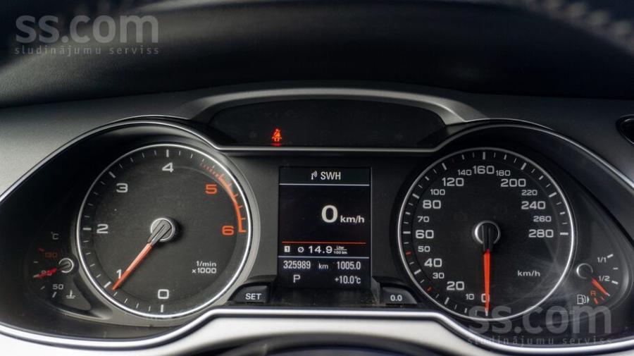 Grey Audi A4 2015 in Riga, with an engine capacity of 2.00 L and mileage of 326 thousand km for 8290 €, photo 24 on AUTOMOTO.COM.LV