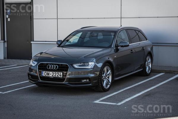 Pelēks Audi A4 2015 Rīga, ar dzinēja tilpumu 2.00 L un nobraukumu 325 tūkst. km par 9998 €, foto 1 vietnē AUTOMOTO.COM.LV