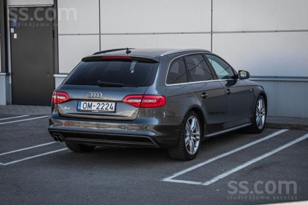 Pelēks Audi A4 2015 Rīga, ar dzinēja tilpumu 2.00 L un nobraukumu 325 tūkst. km par 9998 €, foto 5 vietnē AUTOMOTO.COM.LV
