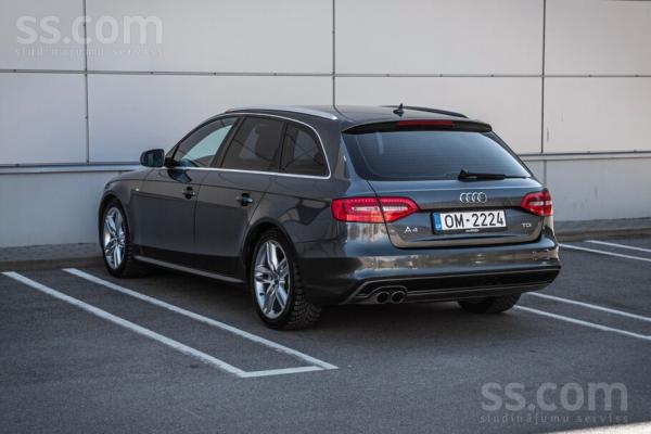 Pelēks Audi A4 2015 Rīga, ar dzinēja tilpumu 2.00 L un nobraukumu 325 tūkst. km par 9998 €, foto 7 vietnē AUTOMOTO.COM.LV