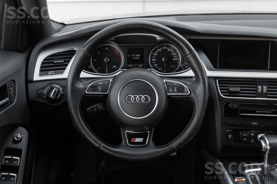 Pelēks Audi A4 2015 Rīga, ar dzinēja tilpumu 2.00 L un nobraukumu 325 tūkst. km par 9998 €, foto 20 vietnē AUTOMOTO.COM.LV