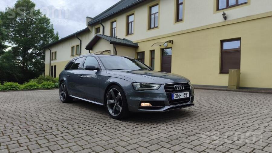 Pelēks Audi A4 2015 Cēsis, ar dzinēja tilpumu 3.00 L un nobraukumu 314 tūkst. km par 11500 €, foto 1 vietnē AUTOMOTO.COM.LV