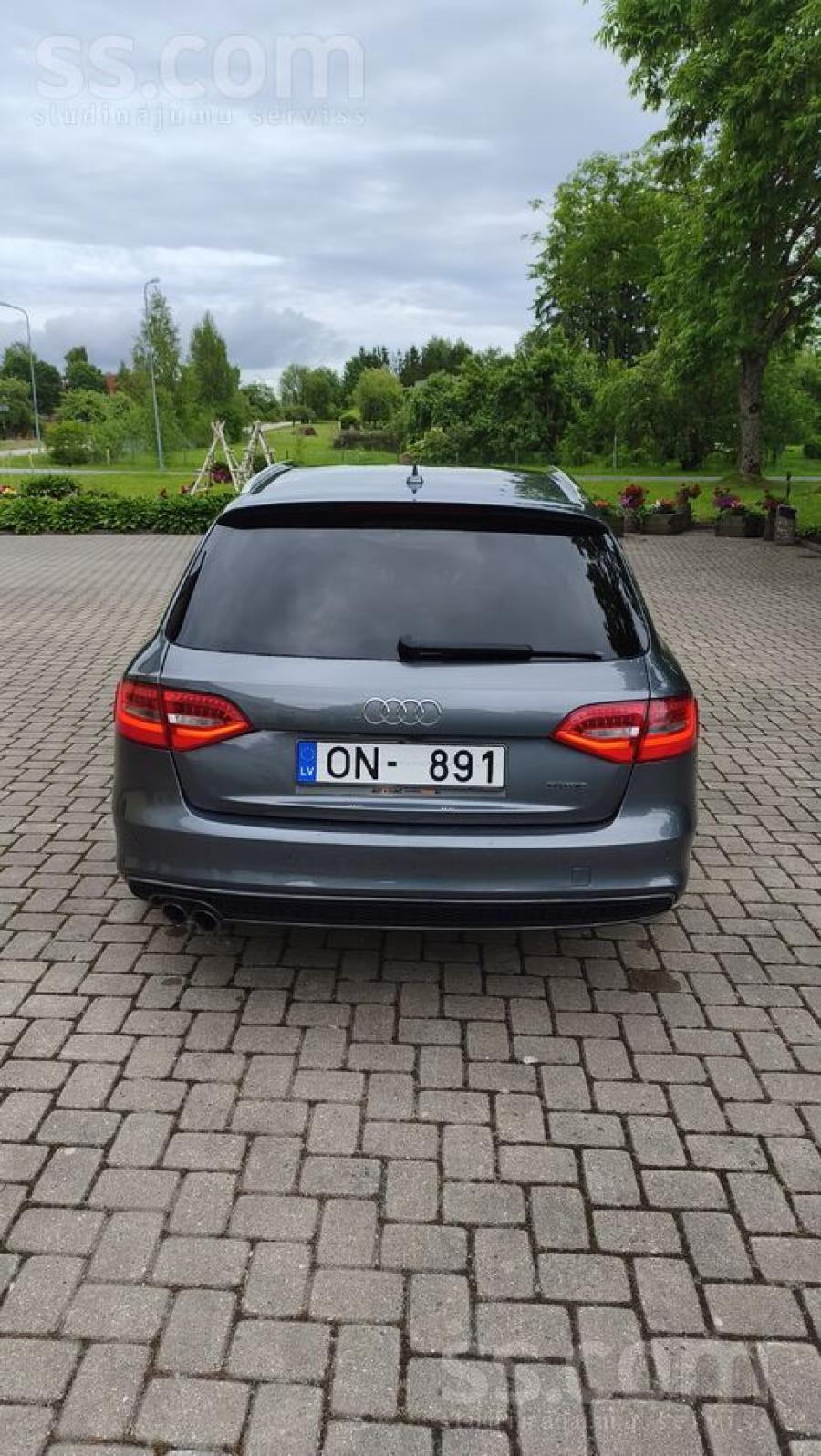 Pelēks Audi A4 2015 Cēsis, ar dzinēja tilpumu 3.00 L un nobraukumu 314 tūkst. km par 11500 €, foto 4 vietnē AUTOMOTO.COM.LV