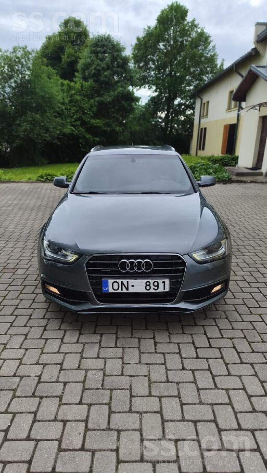 Pelēks Audi A4 2015 Cēsis, ar dzinēja tilpumu 3.00 L un nobraukumu 314 tūkst. km par 11500 €, foto 9 vietnē AUTOMOTO.COM.LV