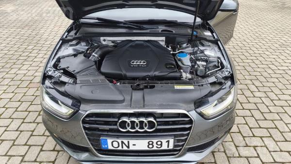 Pelēks Audi A4 2015 Cēsis, ar dzinēja tilpumu 3.00 L un nobraukumu 314 tūkst. km par 11500 €, foto 9 vietnē AUTOMOTO.COM.LV