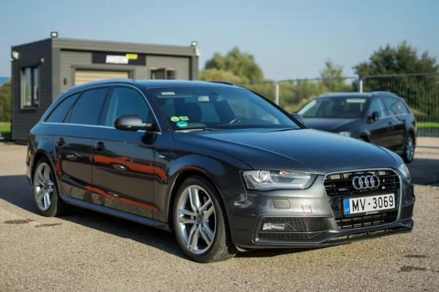 Pelēks Audi A4 2015 Liepāja, ar dzinēja tilpumu 3.00 L un nobraukumu 216 tūkst. km par 14500 €, foto 6 vietnē AUTOMOTO.COM.LV