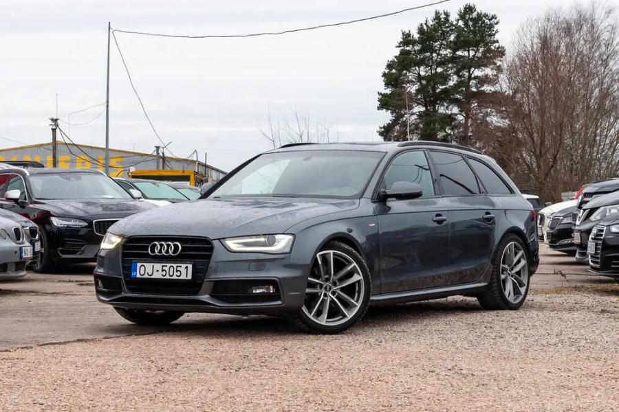 Pelēks Audi A4 2015 Rīga, ar dzinēja tilpumu 2.00 L un nobraukumu 198 tūkst. km par 11500 €, foto 4 vietnē AUTOMOTO.COM.LV