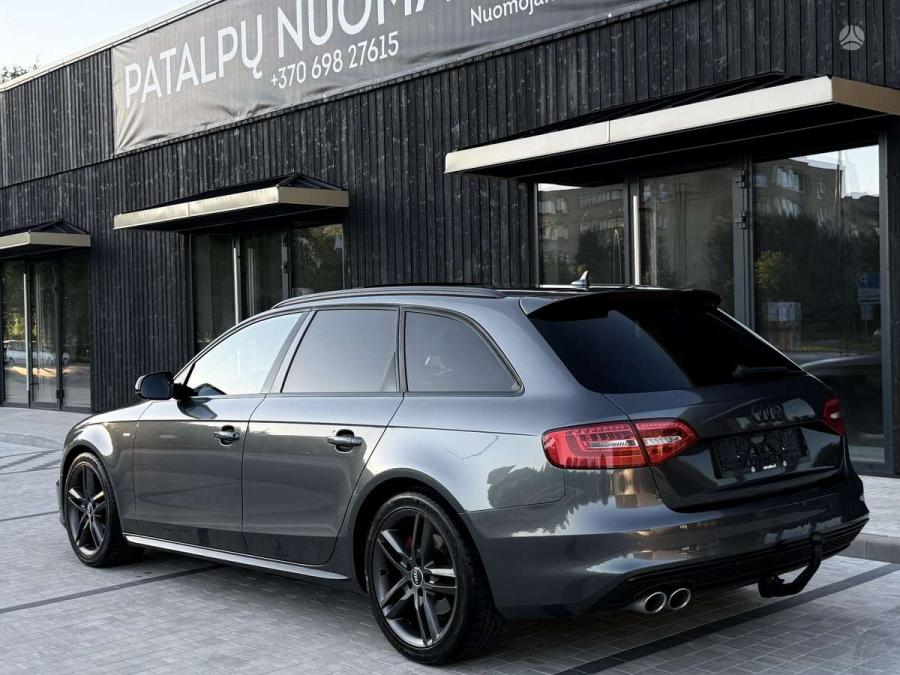 Grey Audi A4 2015 in Siauliai, with an engine capacity of 1.97 L and mileage of 258 thousand km for 9990 €, photo 8 on AUTOMOTO.COM.LV