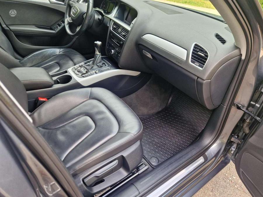 Grey Audi A4 2015 in Kaunas, with an engine capacity of 1.97 L and mileage of 181 thousand km for 8700 €, photo 13 on AUTOMOTO.COM.LV